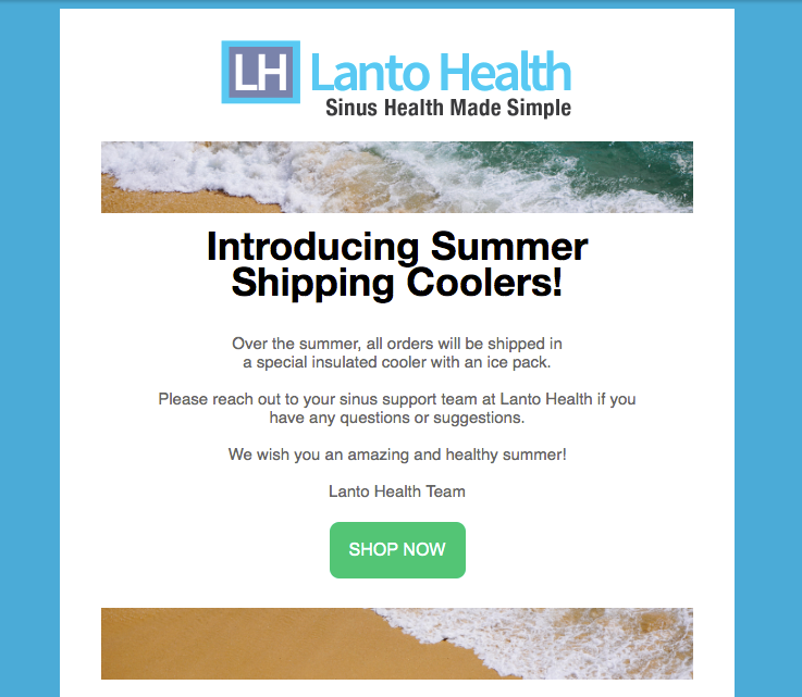 Introducing Summer Shipping Coolers! | Lanto Health