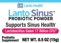 Lanto Sinus Probiotic Powder 15g - Pure L. Sakei | Lanto Health
